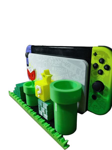 Super Mario Themed Nintendo Switch Dock Stand (Classic & OLED ...