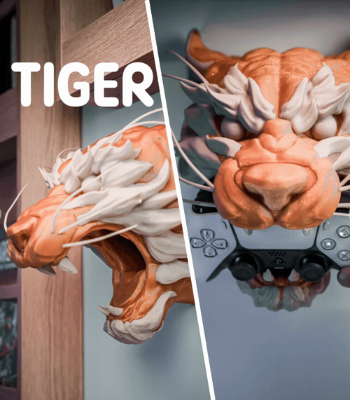 Tiger Controller Holder – 3DPrintingLabDesigns