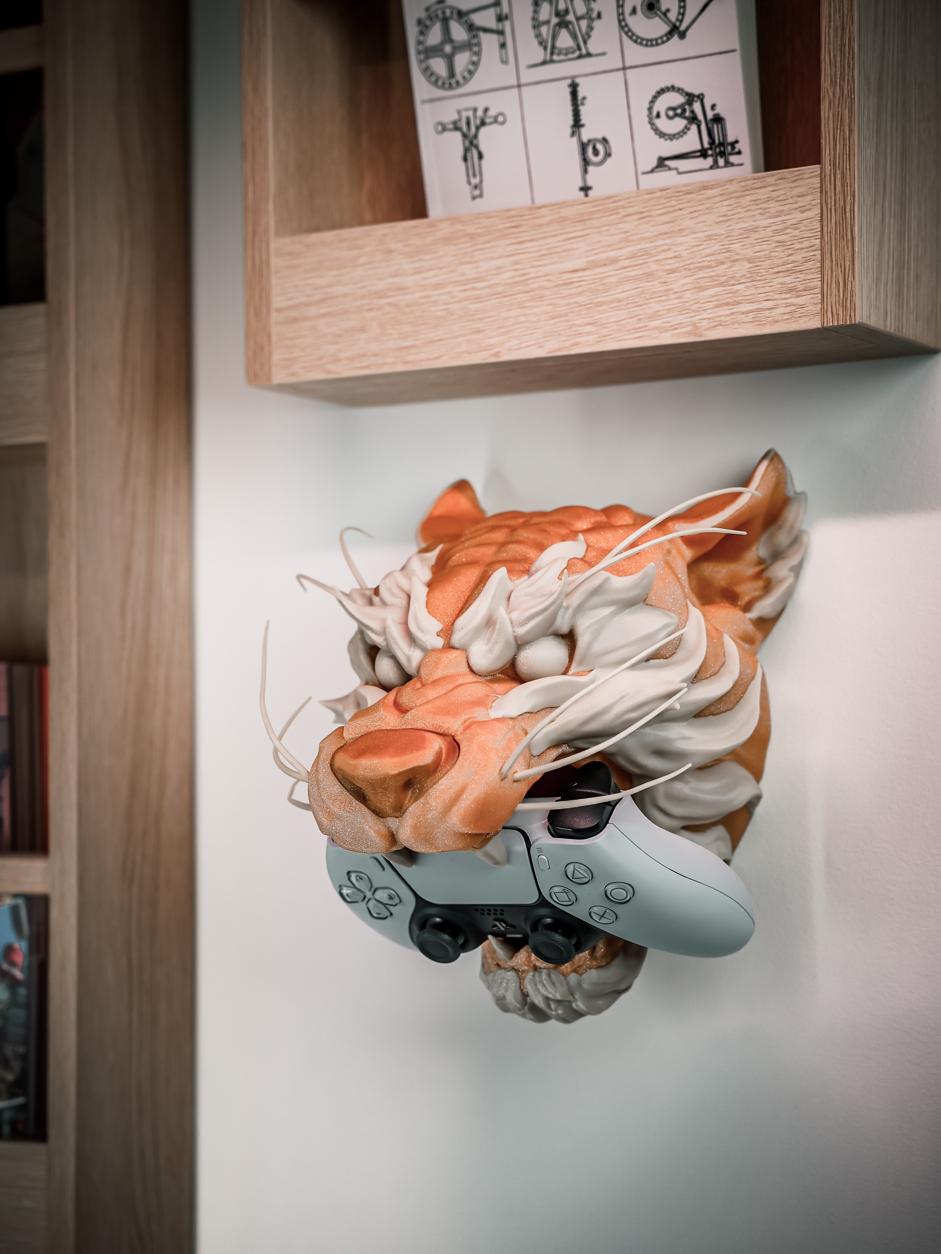 Tiger Controller Holder – 3DPrintingLabDesigns