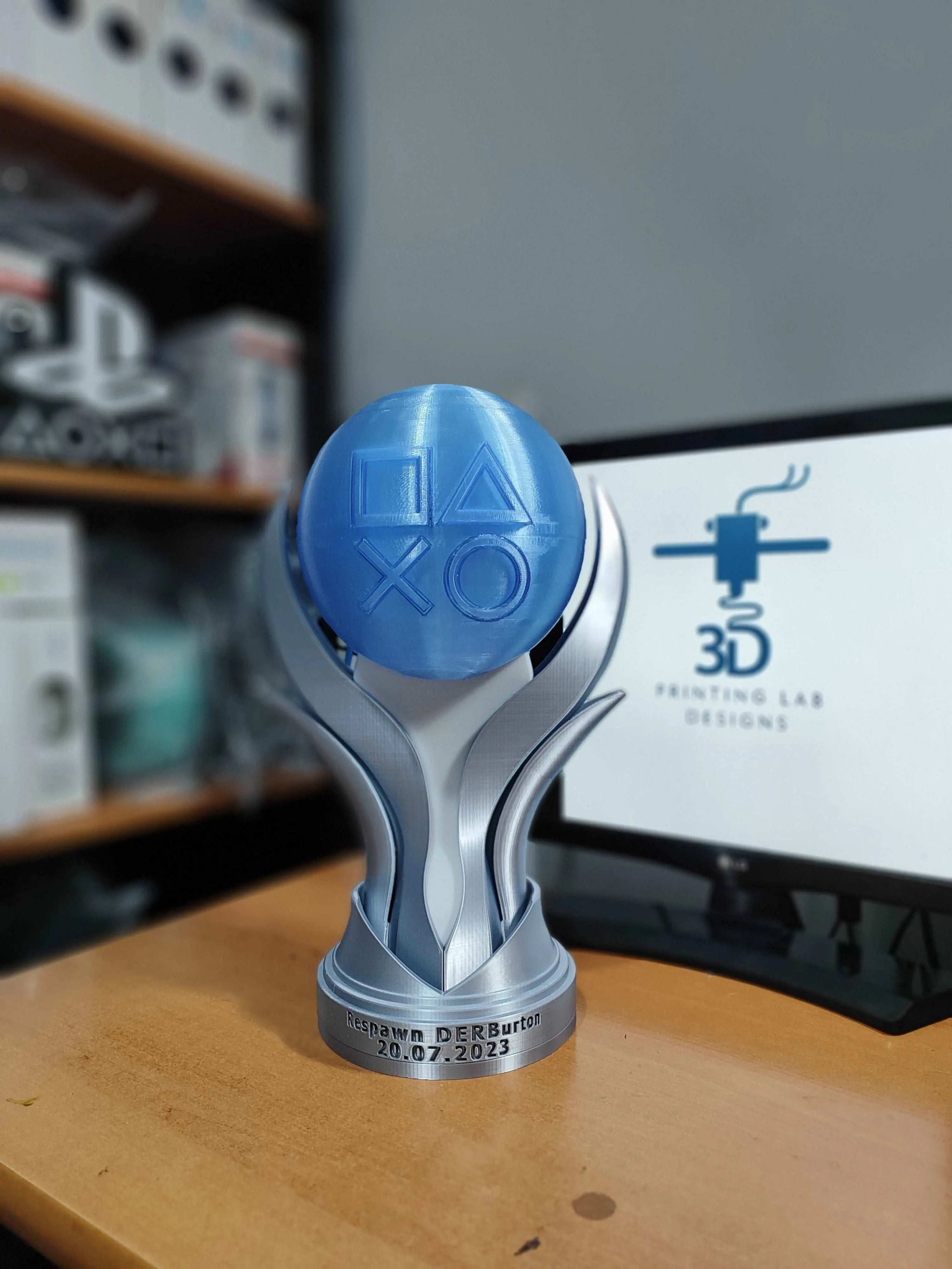 PS5 Platinum Trophy Replica - Cool, Giant, Engraved Trophy - Beast Lim ...
