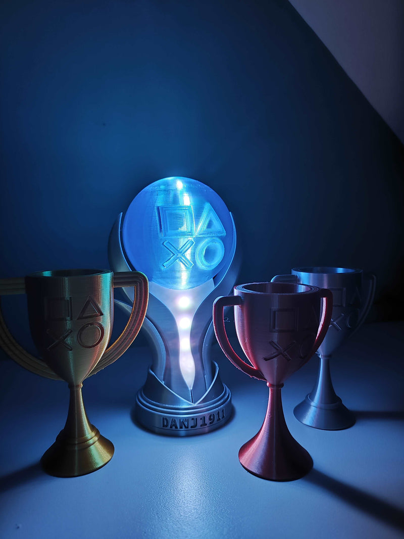 Playstation 5 3D Trophies Platinum , Gold , Silver , Bronze and Specia ...