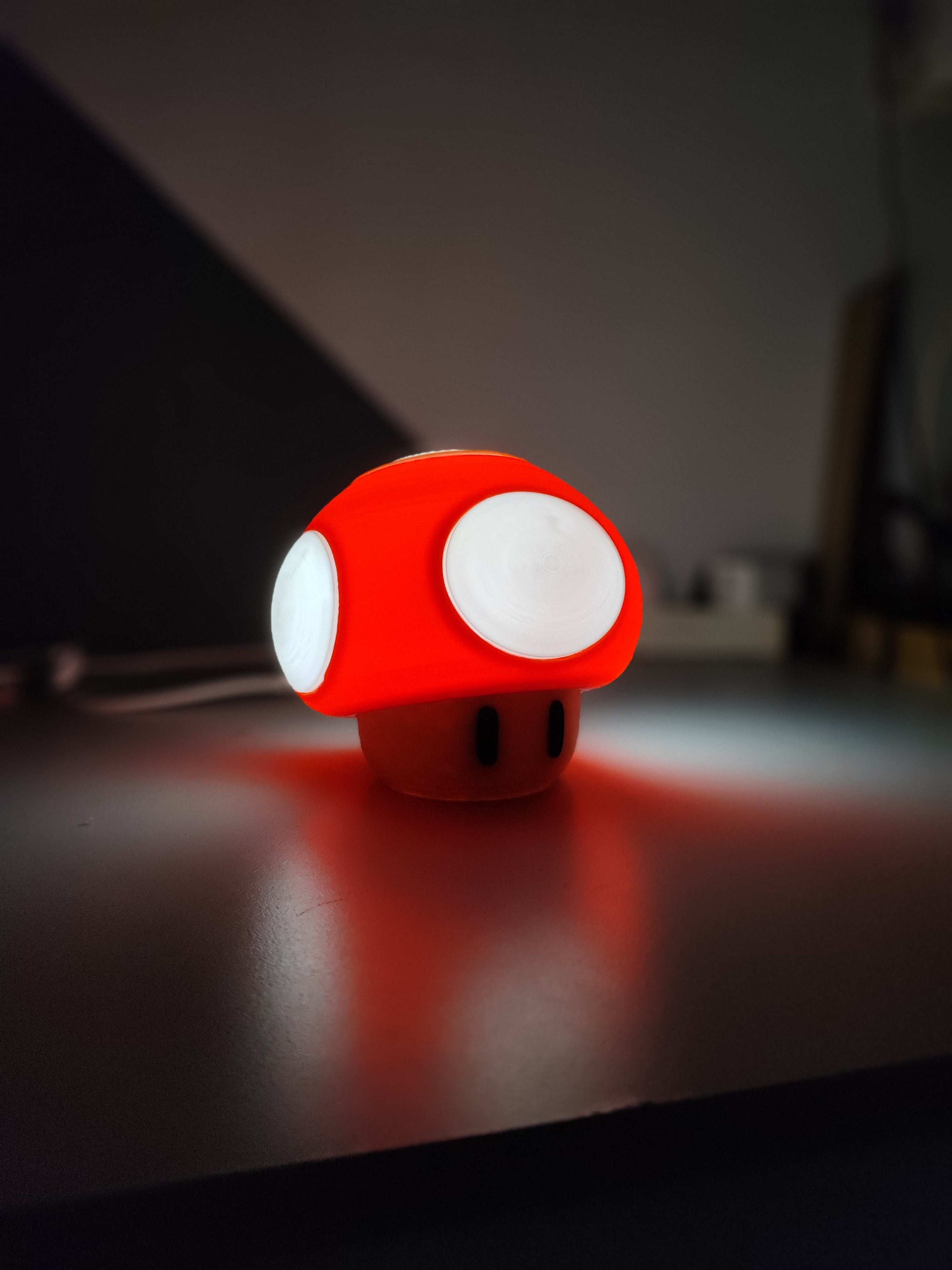 Custom 3D-Printed Mushroom LED Night Light - Perfect Retro Gaming Deco ...