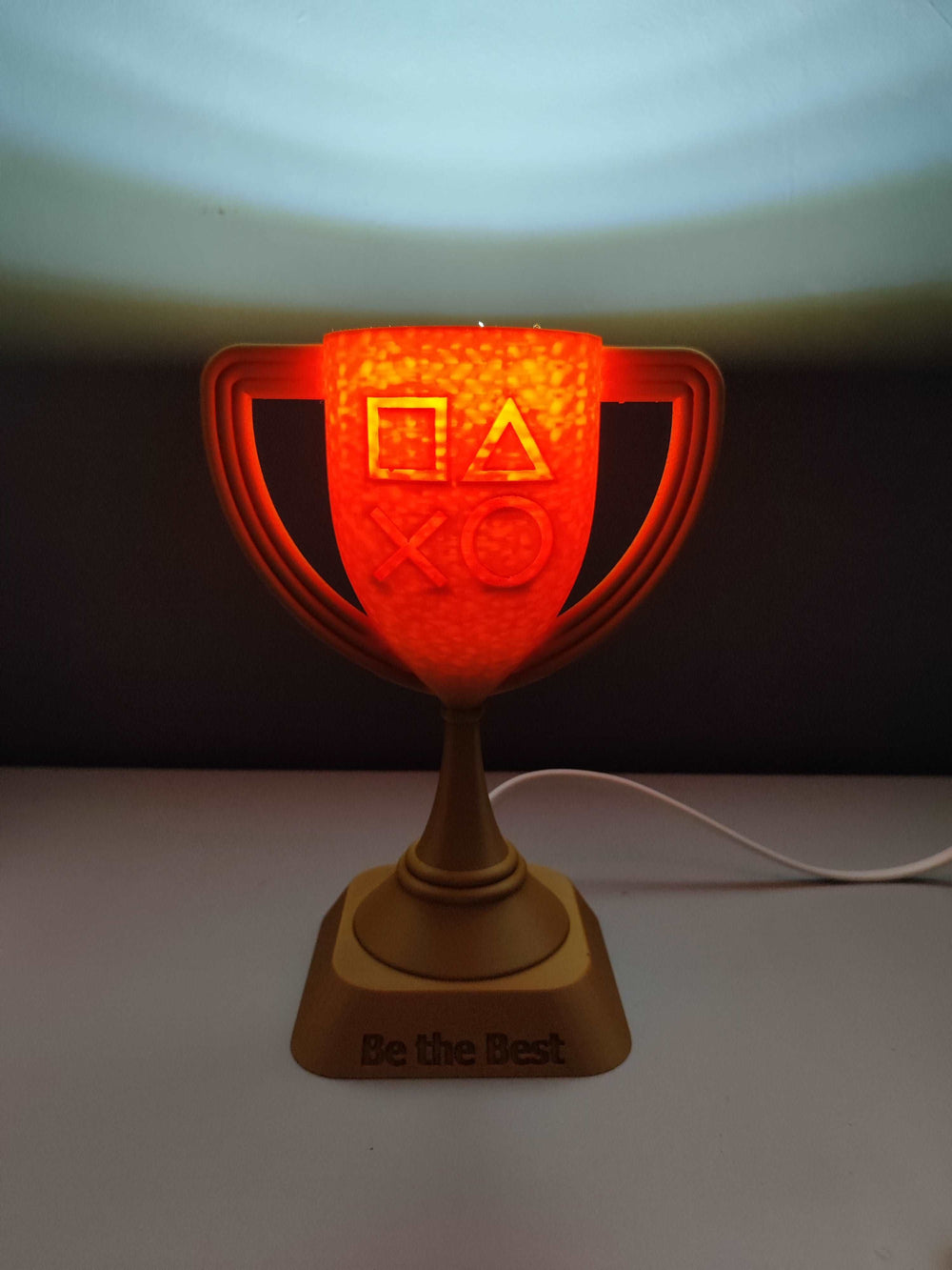 Playstation 5 Achievement Trophies Gold Silver Bronze Platinum LED Lig ...