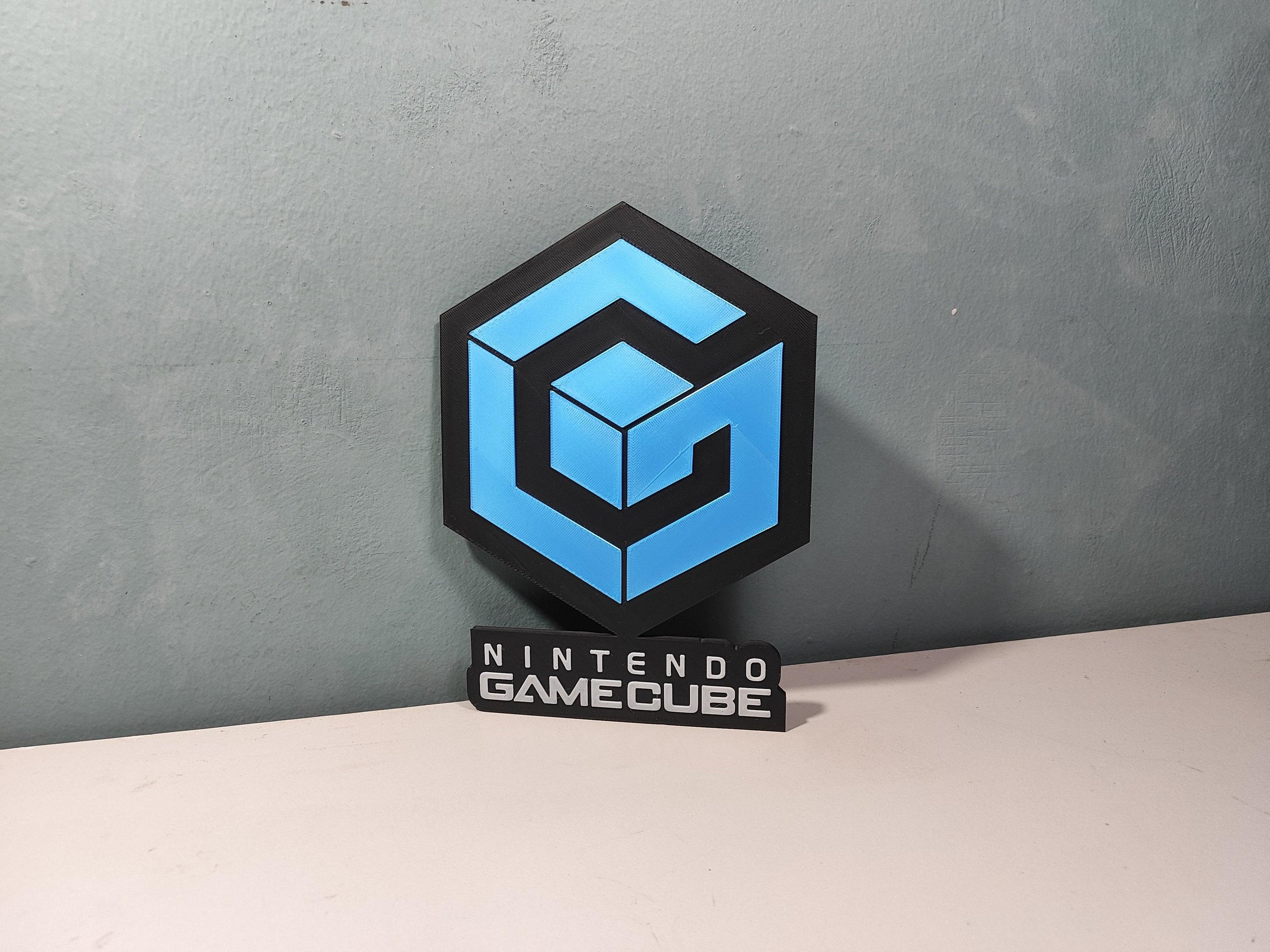 Nintendo Gamecube Logo Sign – 3DPrintingLabDesigns