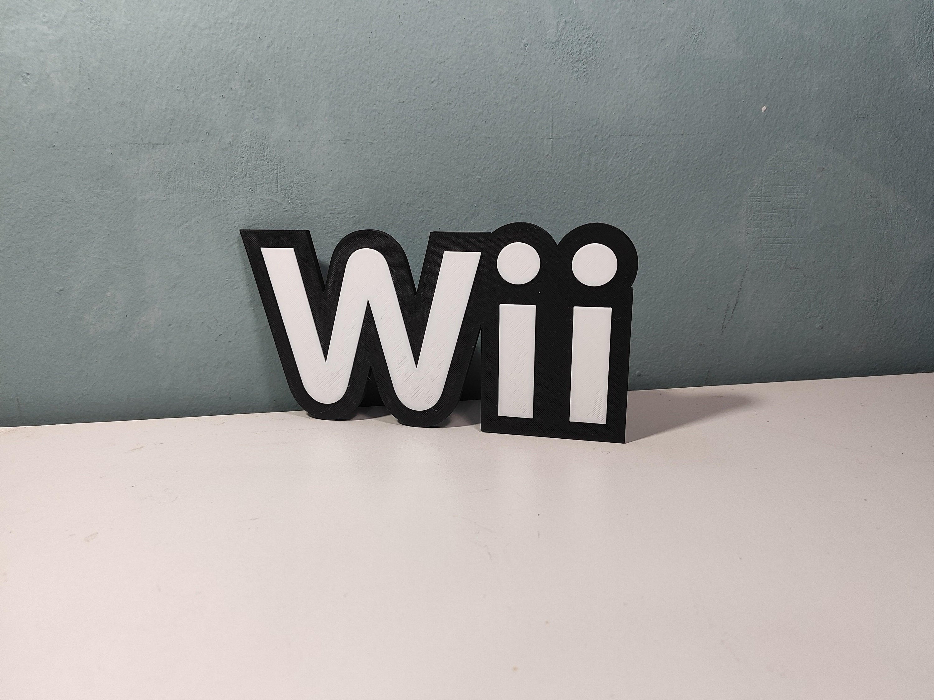 Nintendo Wii Logo Sign – 3DPrintingLabDesigns