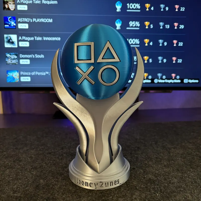 Playstation 5 High Quality Platinum Made Trophy in Different Sizes ...