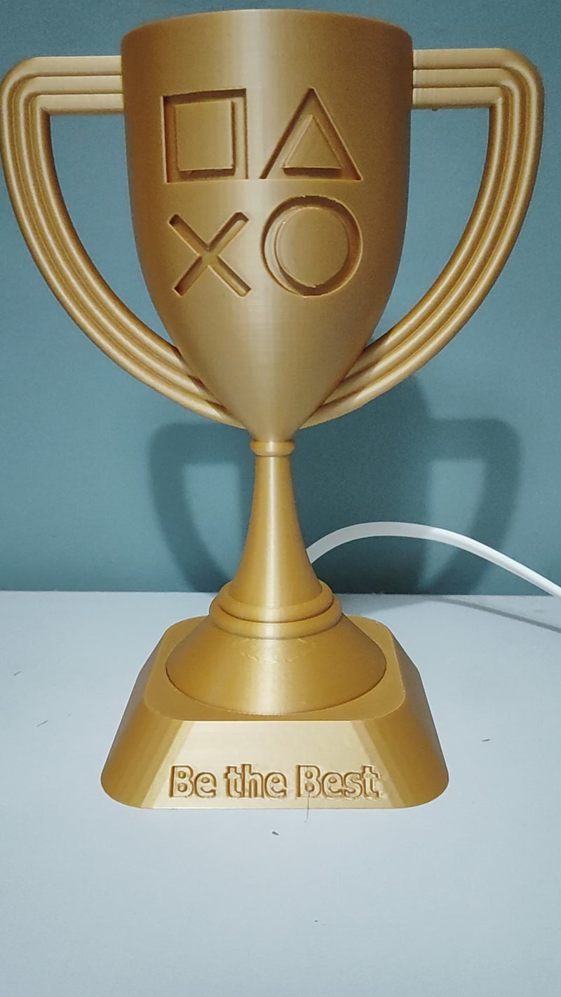 Playstation 5 Achievement Trophies Gold Silver Bronze Platinum LED Lig ...
